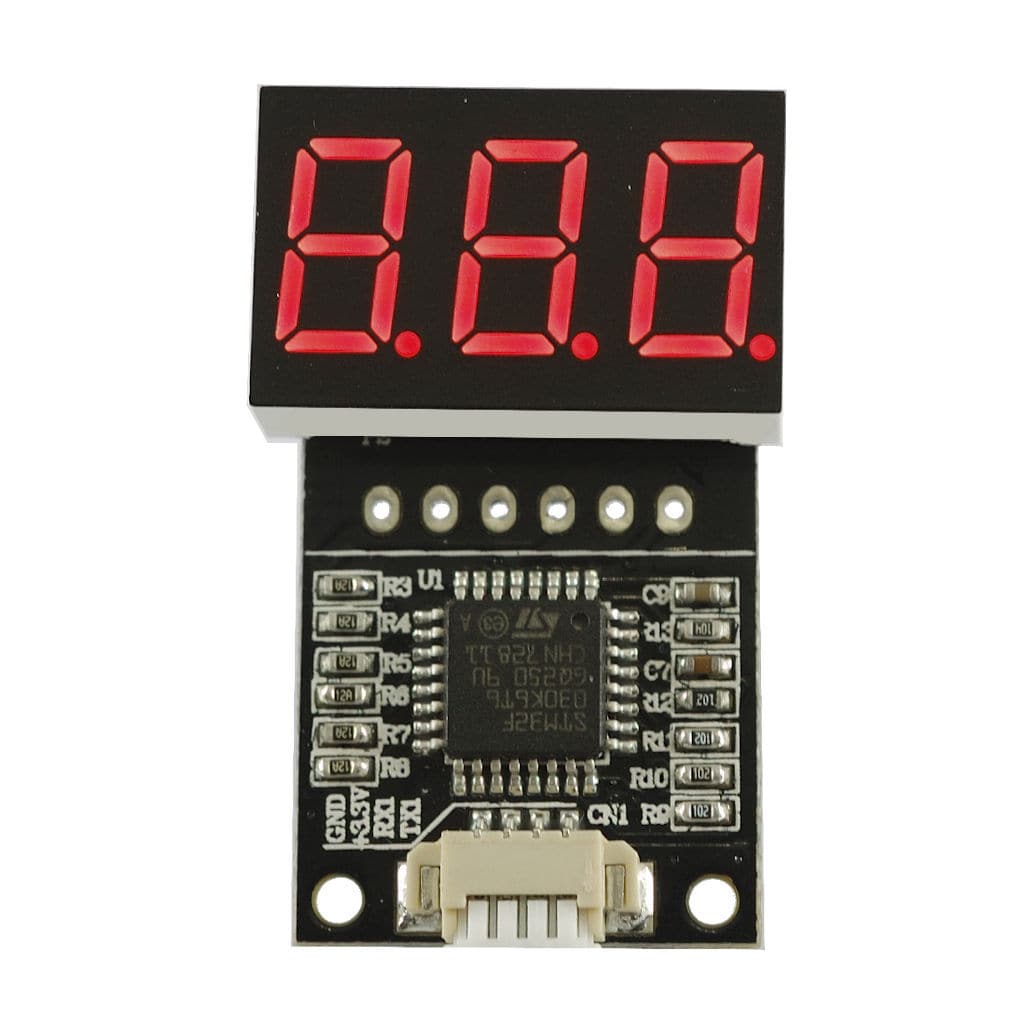 Display LED - LDT-M3606RI-01UR - LUMEX - a 3 cifre / a 7 segmenti ...
