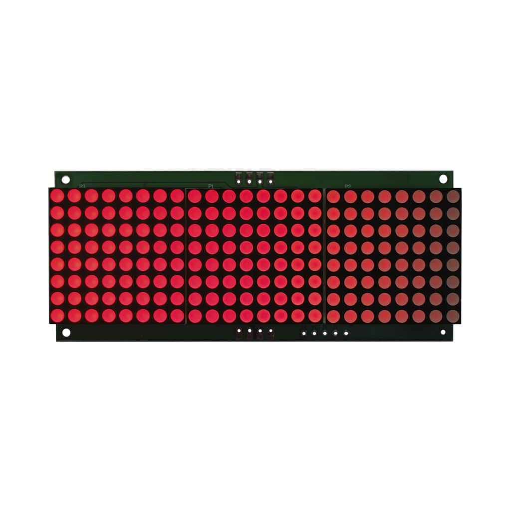 Display LED - LDM-136248NI-UR - LUMEX - 24" / industriale / di controllo