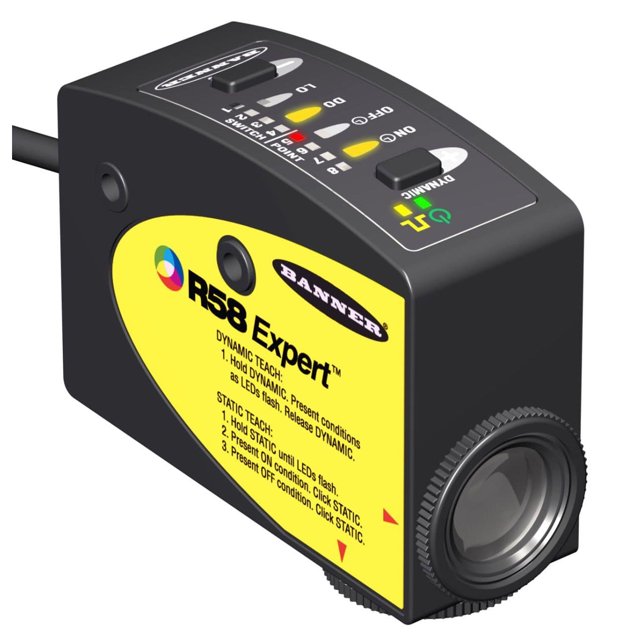 Sensore di contrasto rettangolare - R58 SERIES - BANNER ENGINEERING ...