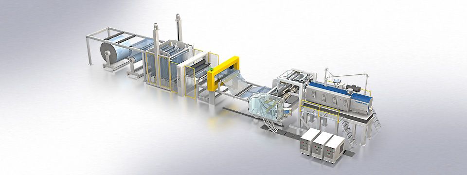 Linea di estrusione film cast - ThermoFlex - Breyer GmbH ...