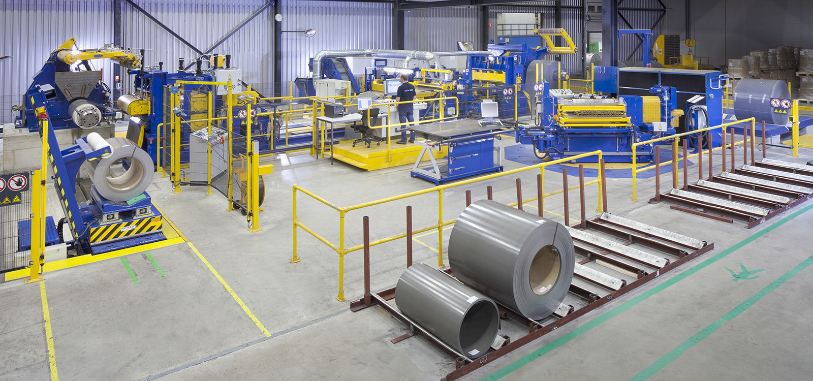 Linea di taglio in strisce per lamiere sottili - precisionslit 1200 ...