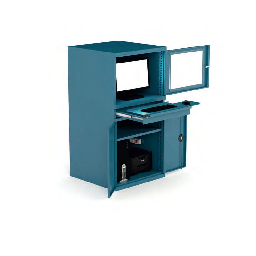 Armadio per materiale informatico a pavimento - 105 series - HECO ...