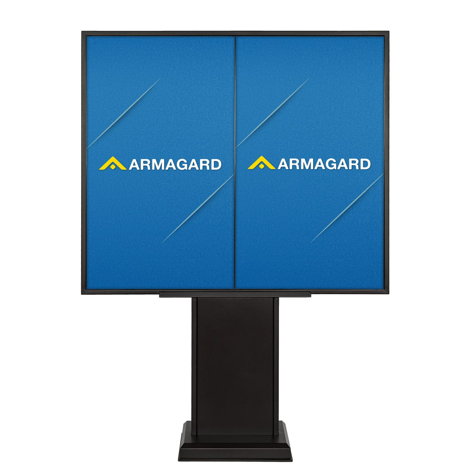 Totem digitale - Armagard Ltd - con doppio schermo