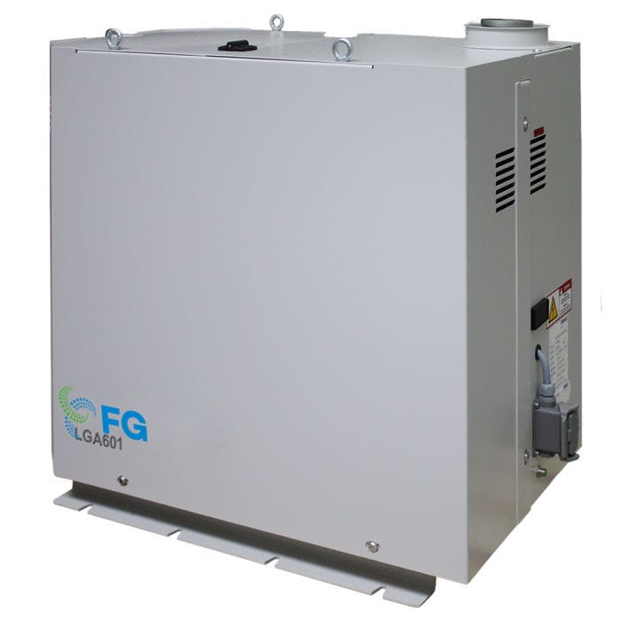 Collettore per nebbie oleose - LGA 601 FUW 1,5 KW RAL 7035 - Filtration ...