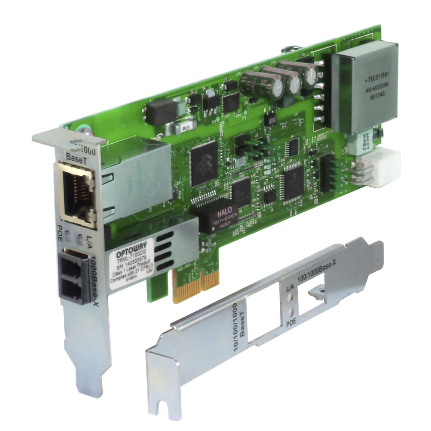 Scheda interfaccia rete PCIe - N-GXE-POE-xx-01 - Nom du compte ...