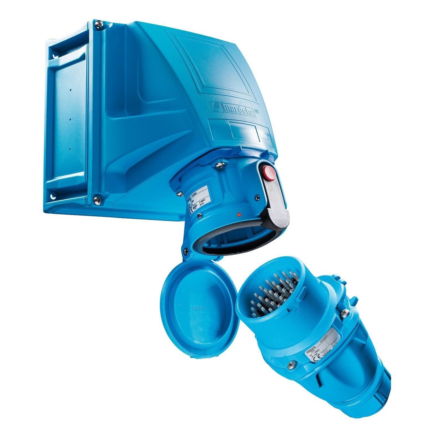 Connettore di dati - DSN37C - MARECHAL ELECTRIC - a gomito / presa ...