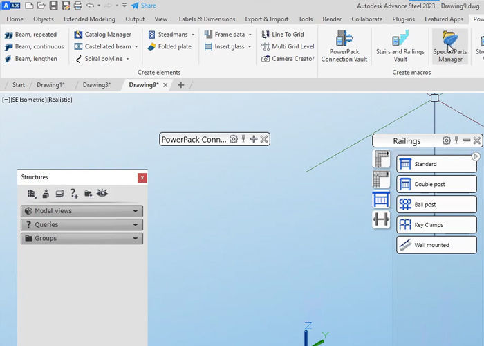 Software di interfaccia - Powerpack for Autodesk Advance Steel ...