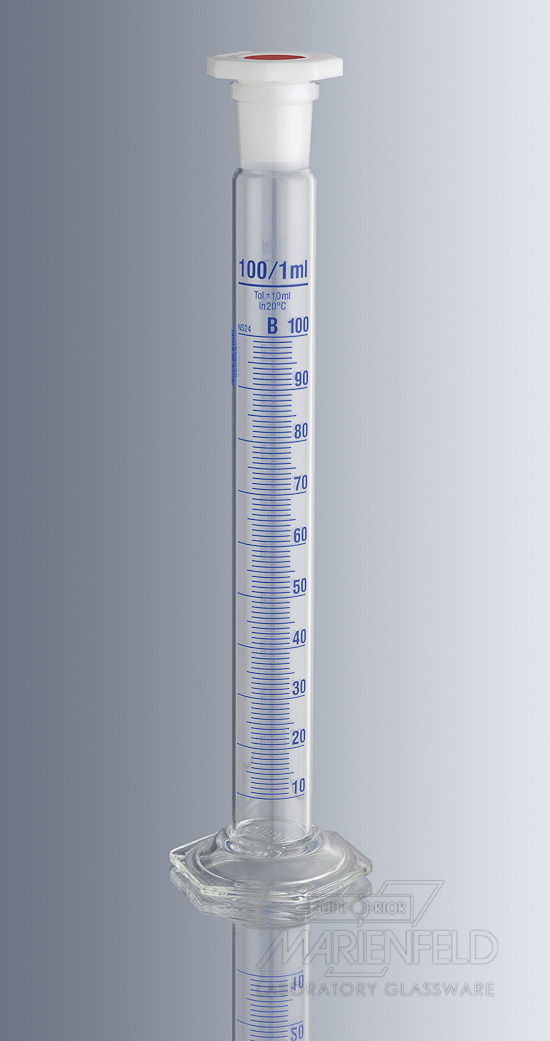 Cilindro graduato a tappo - 0.2 - 10 ml - Paul Marienfeld GmbH & Co. KG