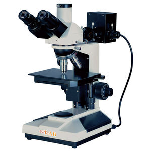 Microscopio per analisi - UM 800 - EchoLAB - dritto / trinoculare / in campo chiaro