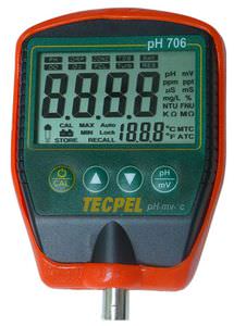 PHmetro portatile - pH 708 - Tecpel Co., Ltd. - di processo / con display LCD / con termometro