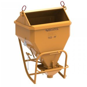 Benna per calcestruzzo conica - TID series - Secatol SAS - con fondo ...