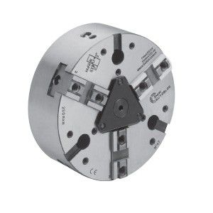 Mandrino automatico - NT series - SMW AUTOBLOK - 3 ganasce / a centro chiuso / per lavorazione