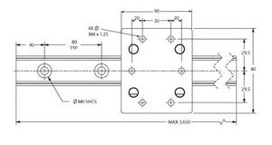 Rotaia di guide lineari - Redi-Rail® - PBC Linear - in alluminio / a ...