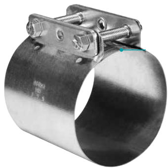 Fascetta stringitubo in ghisa - BR - NORMA GROUP - a perno / a nastro ...