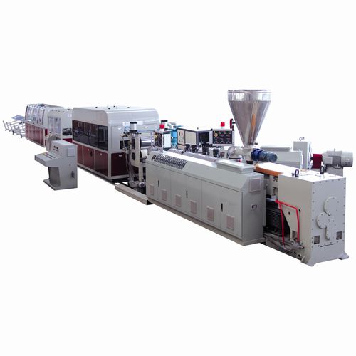 Linea di estrusione per tubi - SKY WIN Technology Co., Ltd. - per profilati / per PVC / a doppia ...
