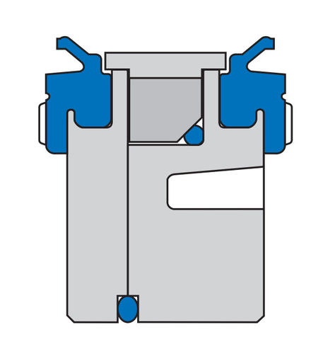 Guarnizione a labbro - PNEUKO M 210 - Simrit - in alluminio / per ...