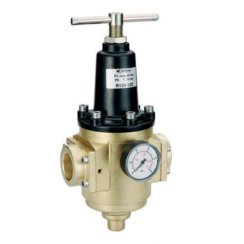 Regolatore di pressione per aria compressa - R120 series - AirCom Pneumatic - a membrana ...