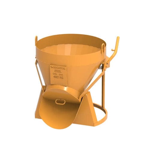 Benna per calcestruzzo conica - 142 series - Secatol SAS - con fondo ...