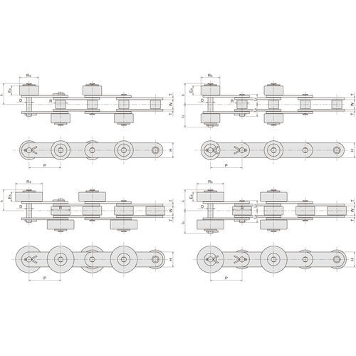 Catena di trasmissione - SR - Sugiyama Chain Co., Ltd. - in acciaio / a ...