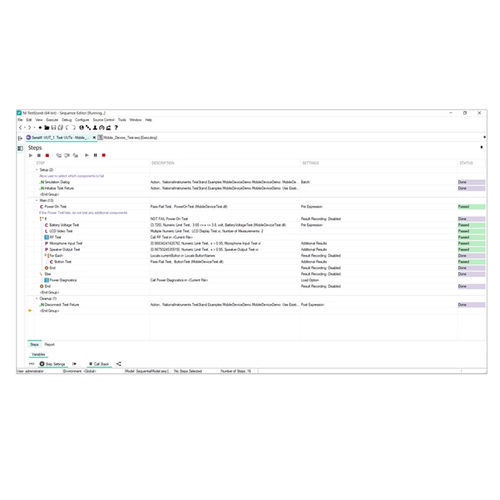 Software di test - TestStand - NATIONAL INSTRUMENTS - di monitoraggio ...