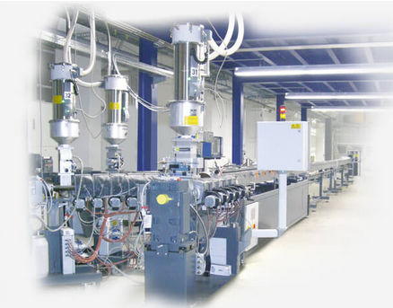 Linea di estrusione per tubi - Extrudex Kunststoffmaschinen GmbH - per termoplastici ...