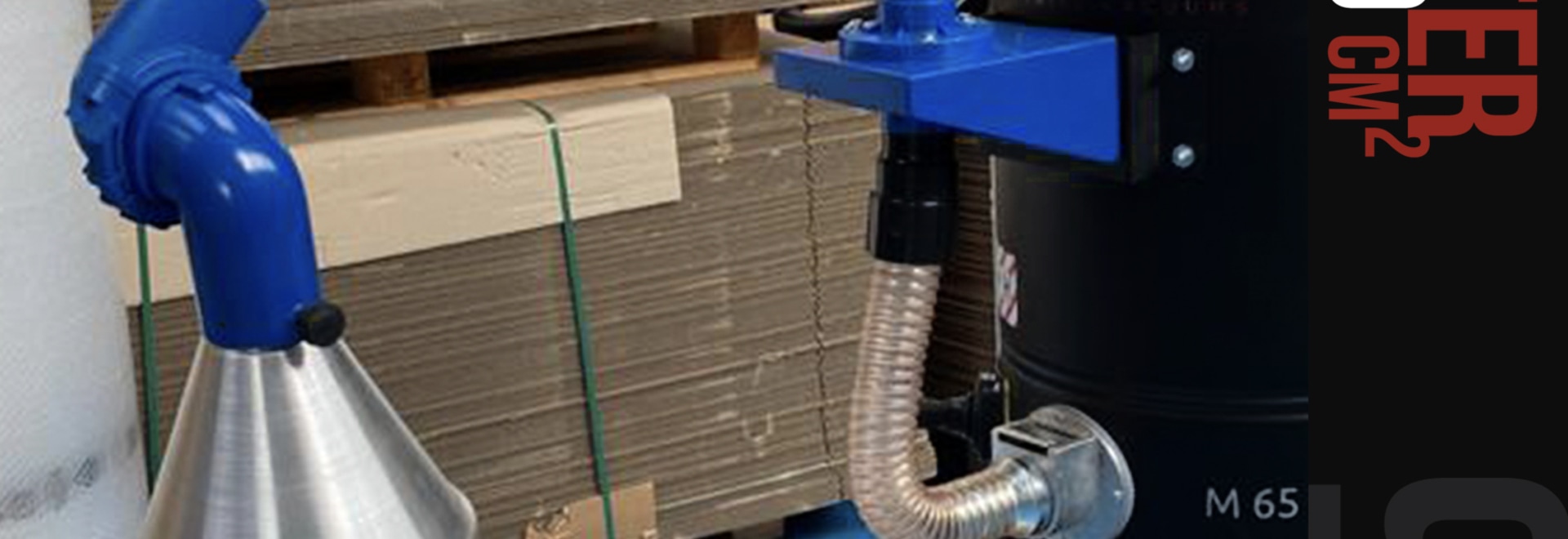 aspiratori industriali - M65 con braccio di aspirazione articolato e ...