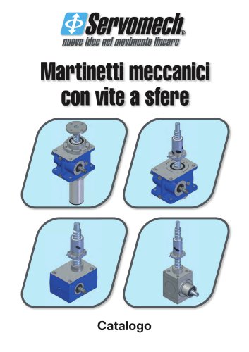 Martinetti meccanici a vite trapezia - SERVOMECH - Catalogo PDF ...