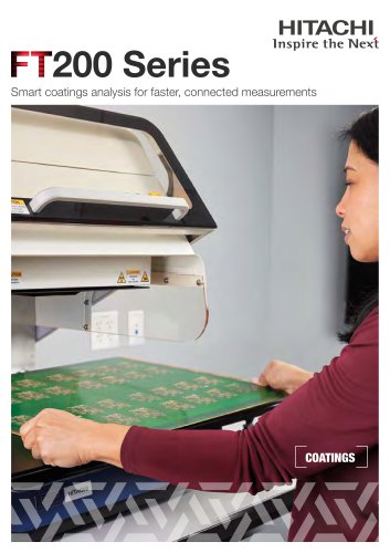 Tutti i cataloghi e le schede tecniche Hitachi High-Tech Analytical Science