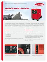 VarioStar 1500 / 2500 / 3100 - FRONIUS - Catalogo PDF | Documentazione tecnica | Brochure